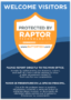 Raptor Door Signs - Raptor Technologies