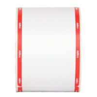 Raptor Visitor Badges RED (Adhesive) - Raptor Technologies